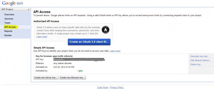 Creating a Google API key for Fontmeister Plugin | Drafie's Design